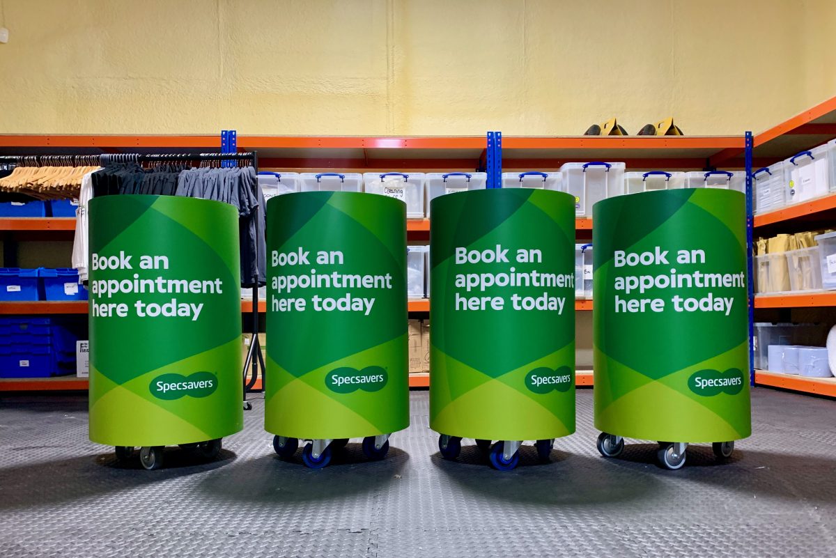 Sampling Bins | Promotional Sampling Bins | Branded Sampling Bins